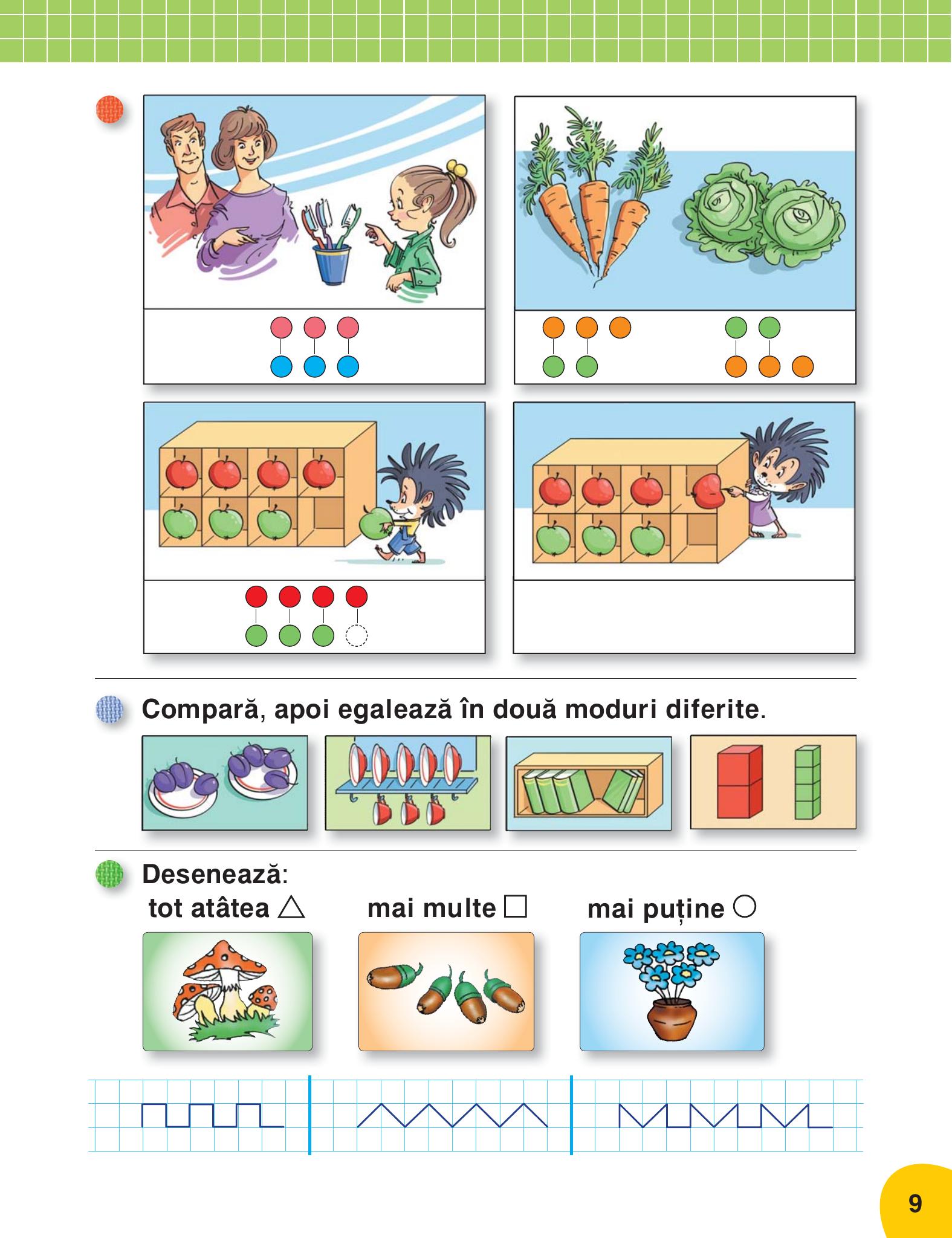 Matematică, Clasa I, MODULUL I: La izvoarele matematicii