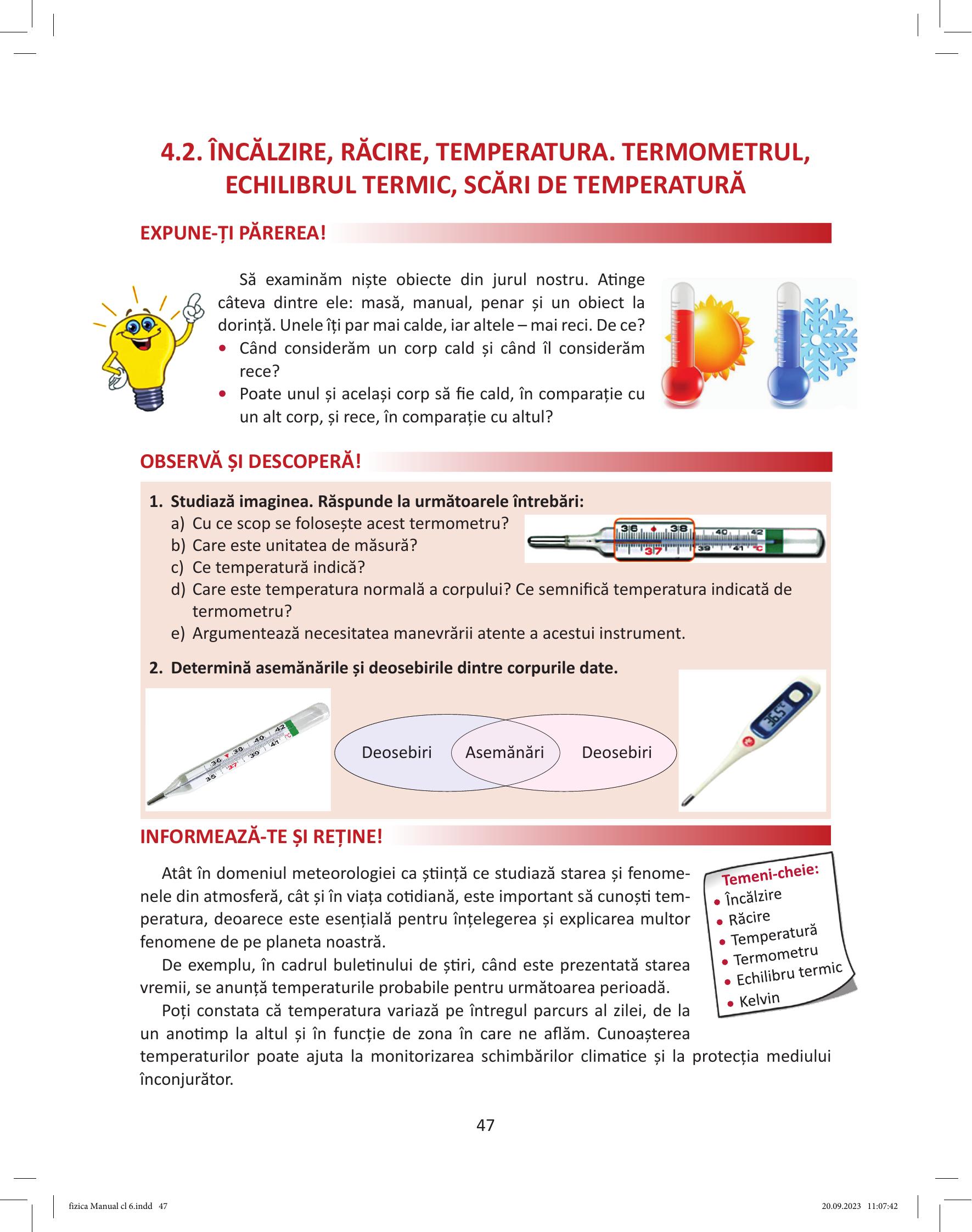Modulul IV,,Fenomene termice”