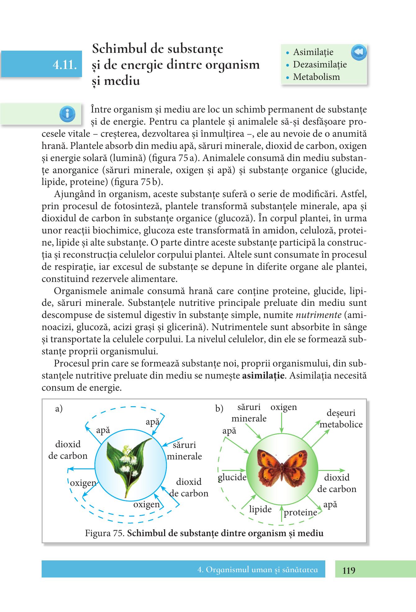 /BIOLOGIE/ Unitatea 4. Organismul uman și sănătatea