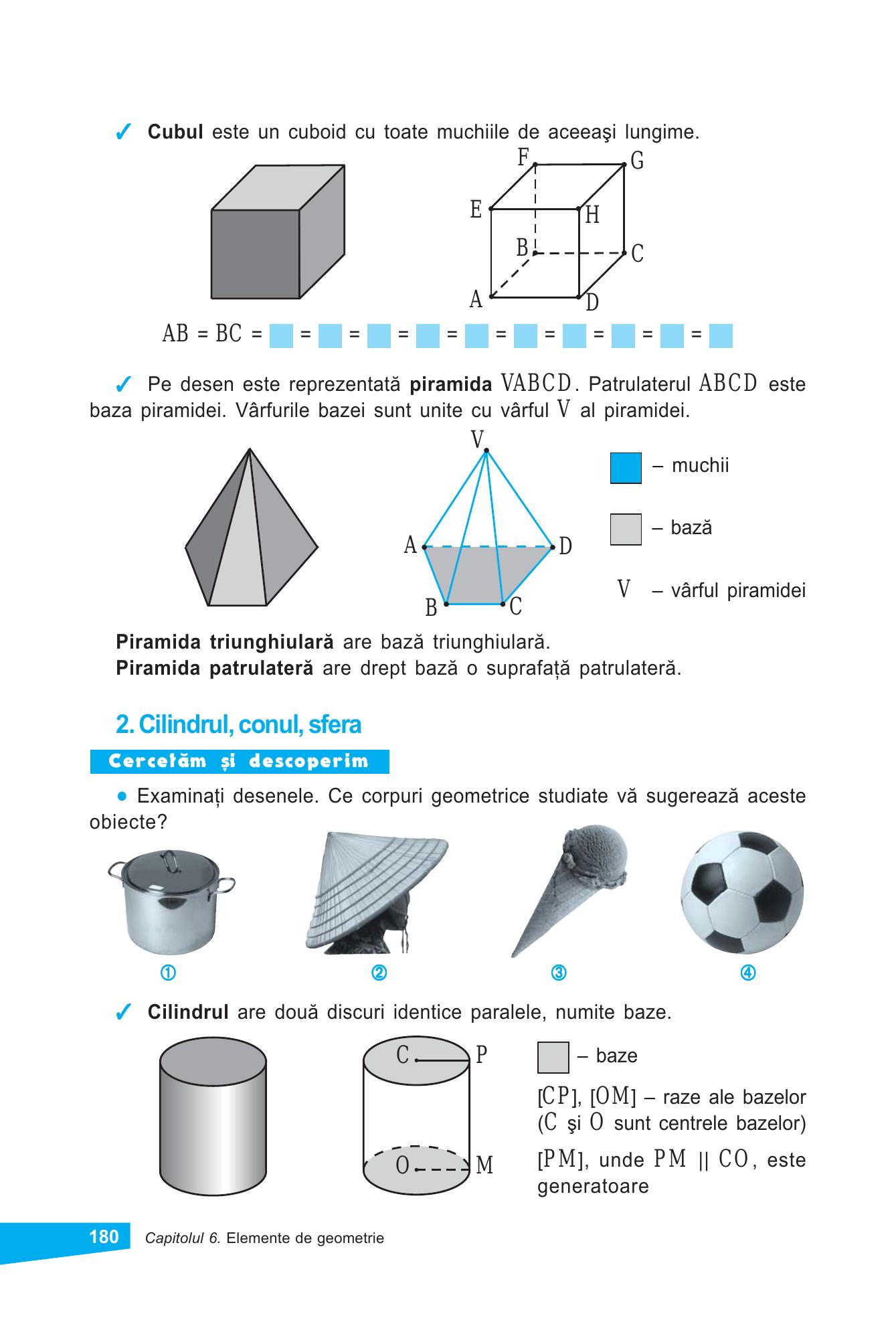 Capitolul 6. Elemente de geometrie