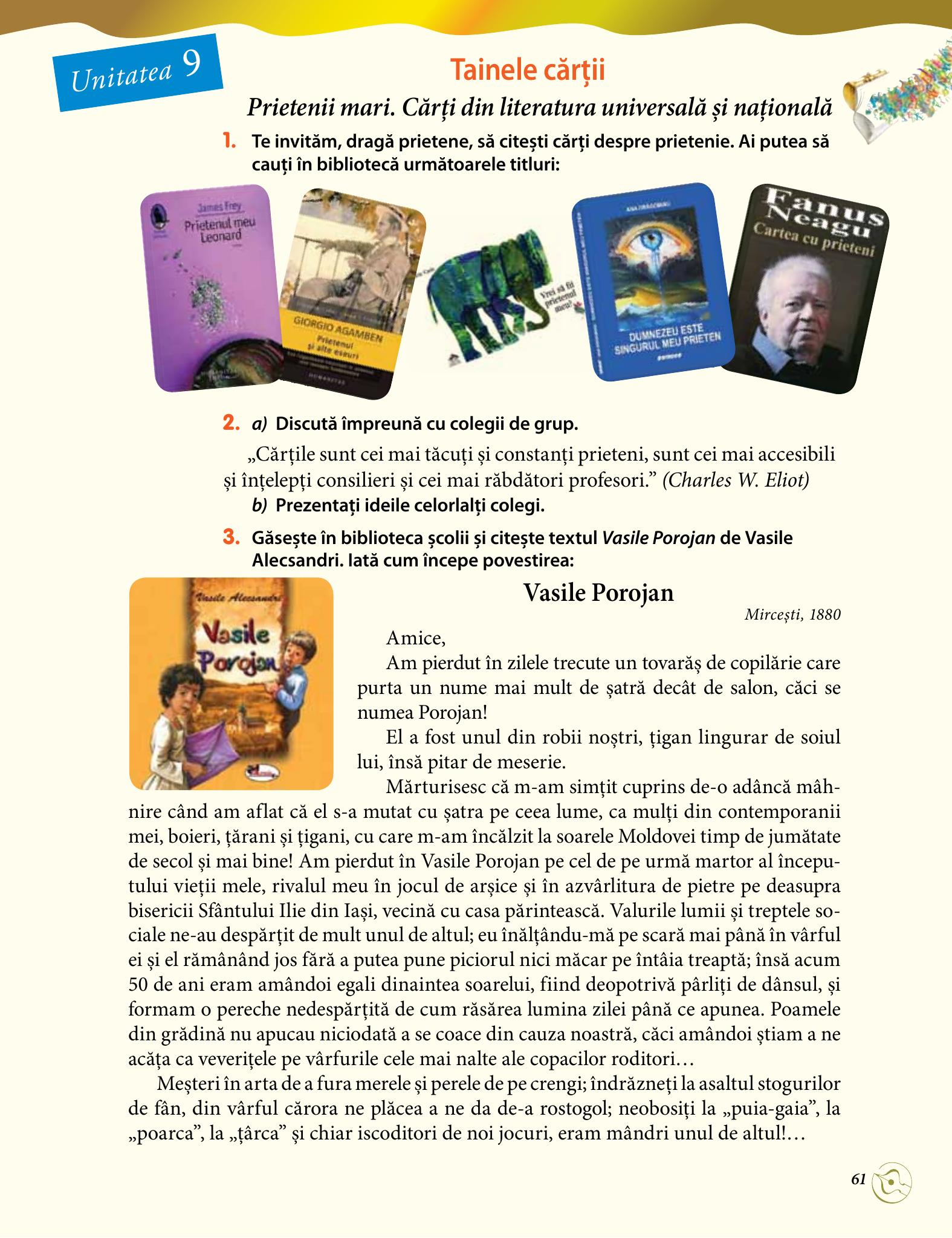 Limba și literatura română, clasa a IV, Modulul 4