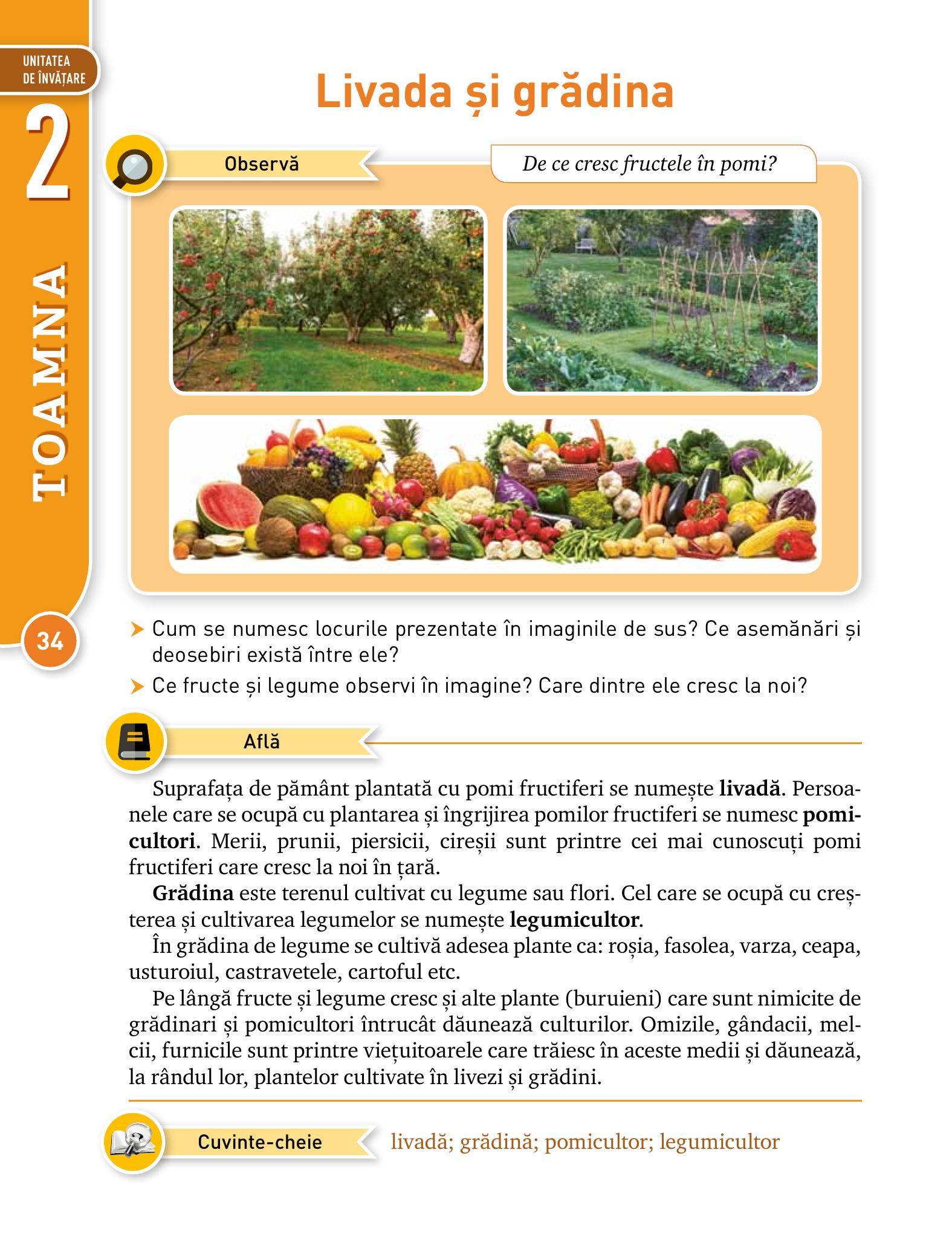 Științe. Clasa 2, Modul 1-4 (Vara, Toamna, Iarna, Primăvara)