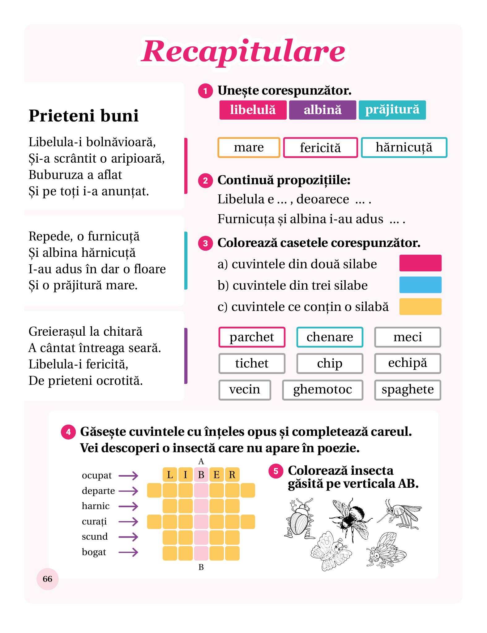 Abecedar, partea a II-a, Știința, 2023, Unitatea 6