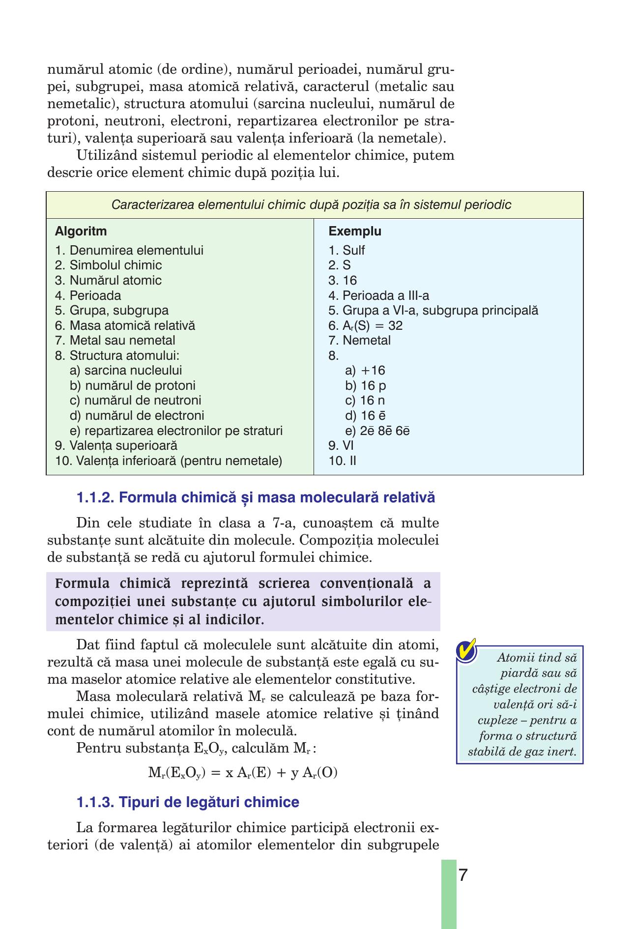 Chimie, clasa 8 unitatea 1: Substanța - componenta chimică a materiei ...
