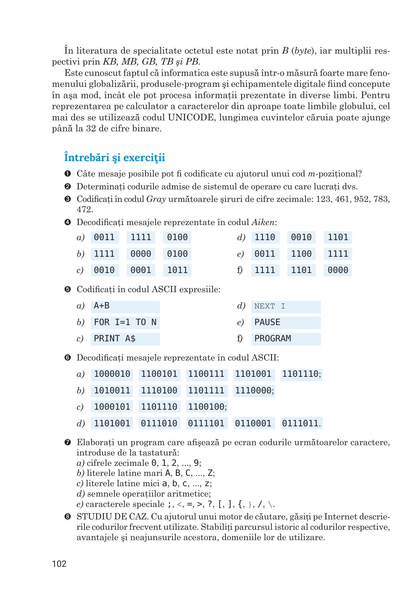Informatica, Clasa 11,Modulul 2,Informația
