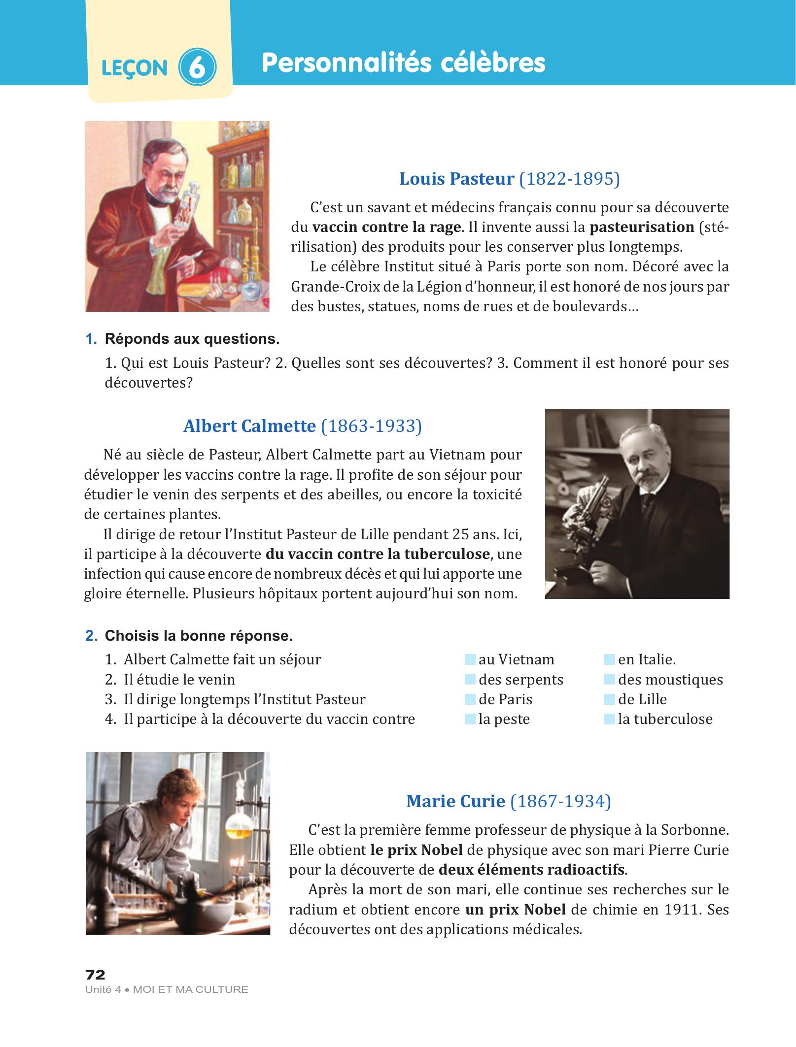 Le français A2.1, Unité 3 et 4