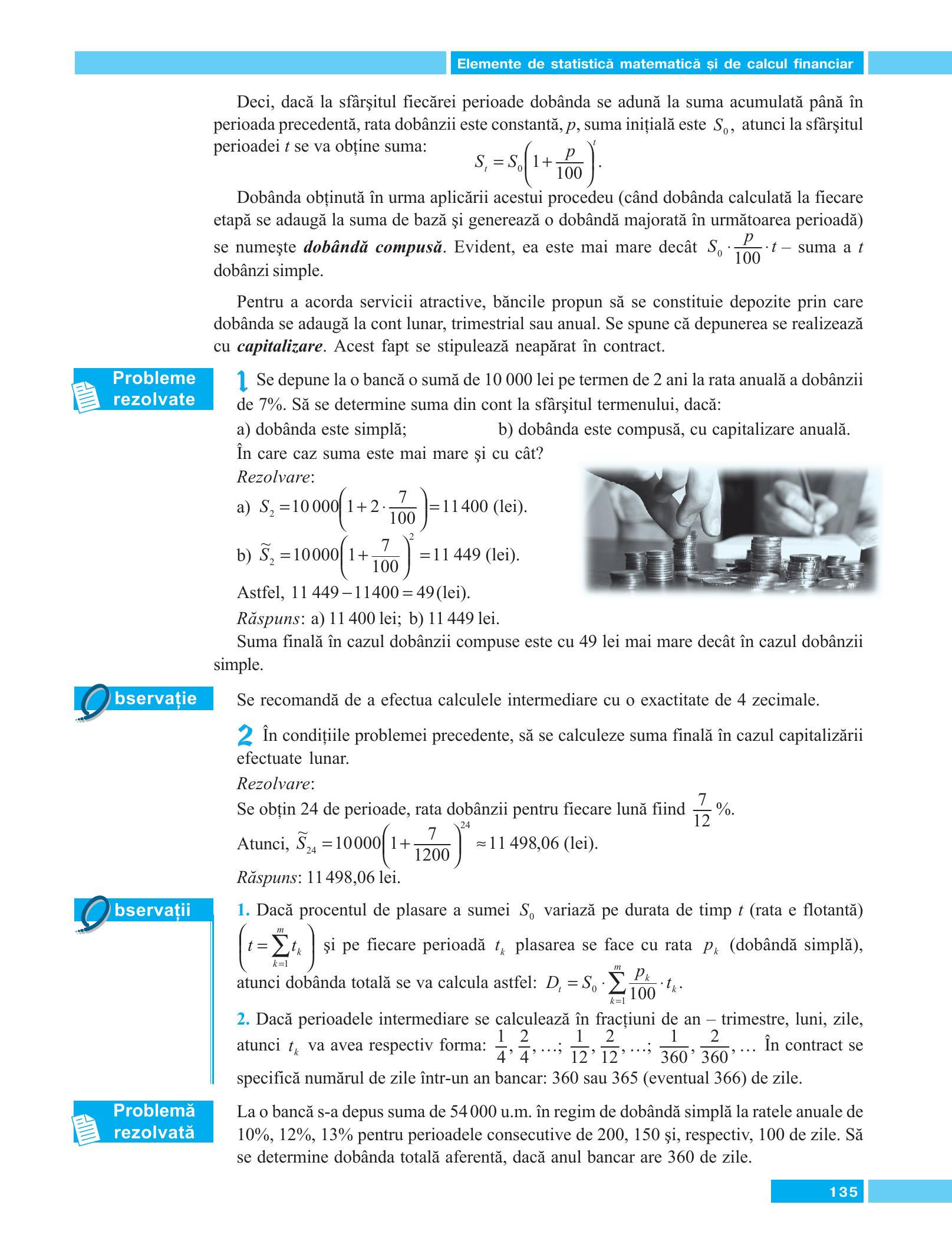 Manual MATEMATICA, clasa 12, Editura Prut, 2023, Modulul 6, Elemente de ...