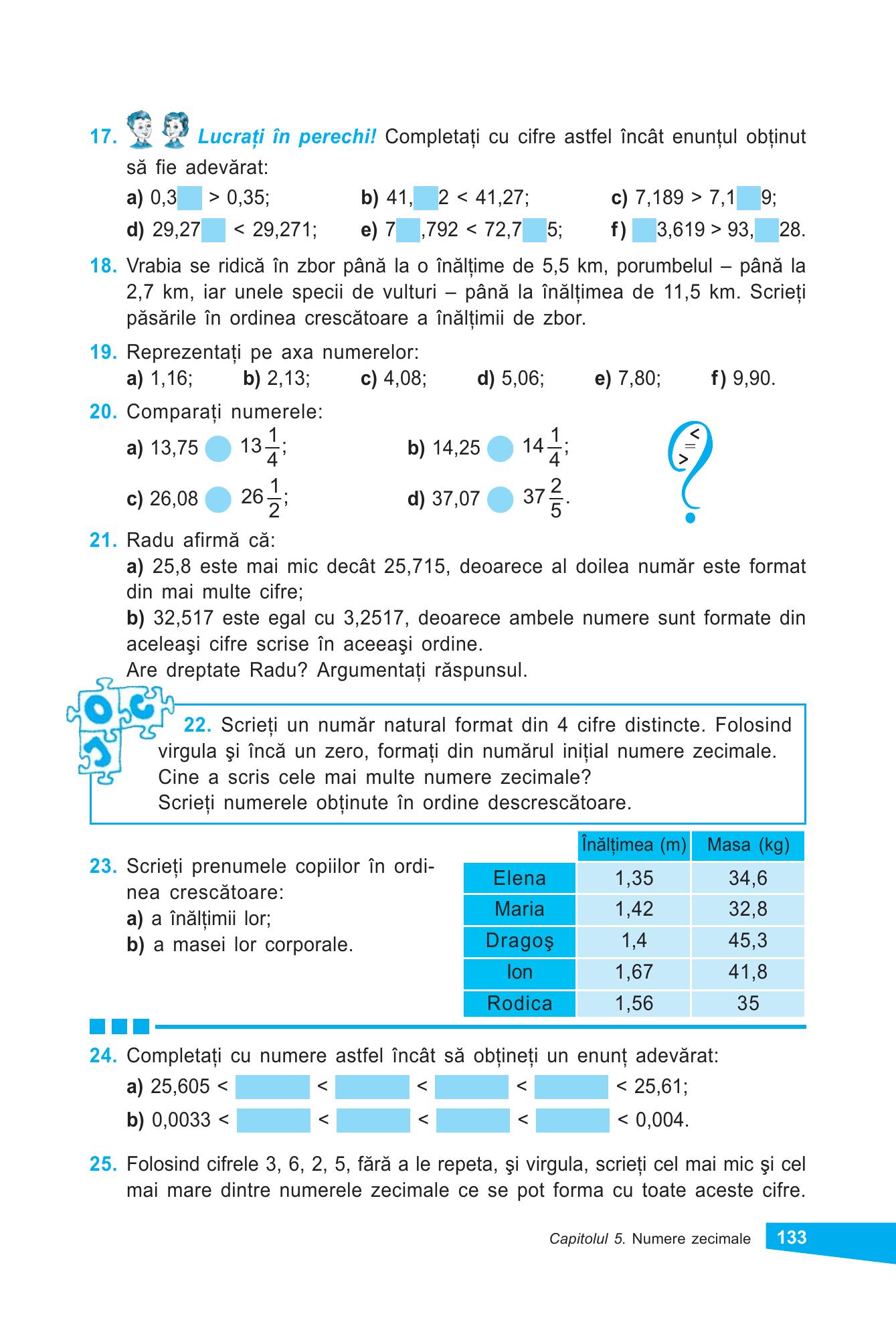 Matematica clasa V, Editura Prut Internațional, 2020 capitolul 2 ...