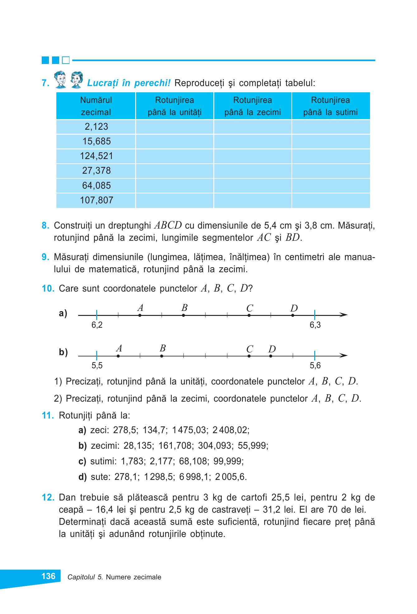 Matematica clasa V, Editura Prut Internațional, 2020 capitolul 2 ...