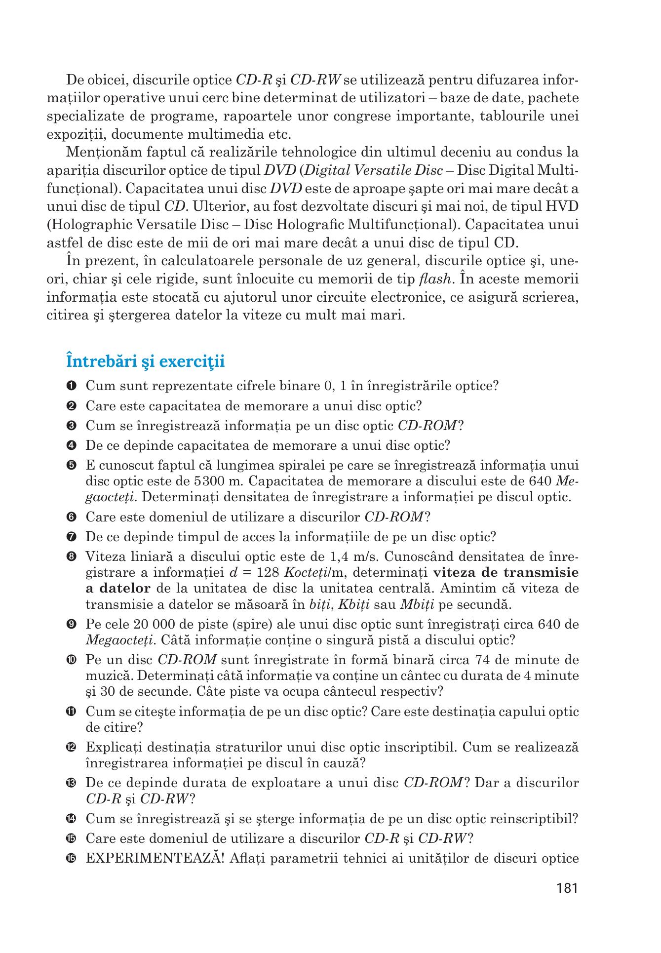 Informatica, Clasa 11, Capitolul 6