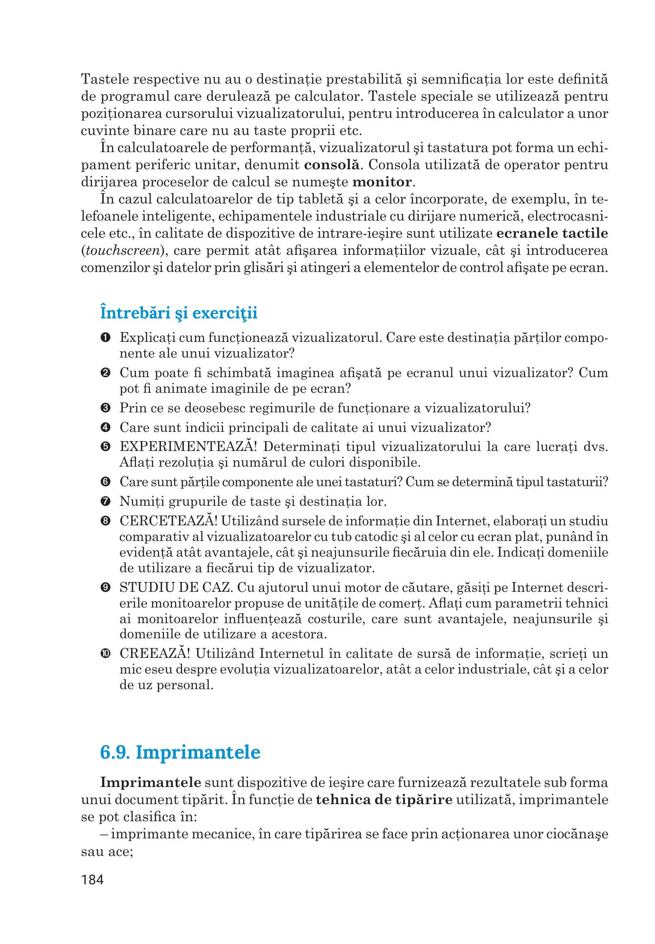 Informatica, Clasa 11, Capitolul 6