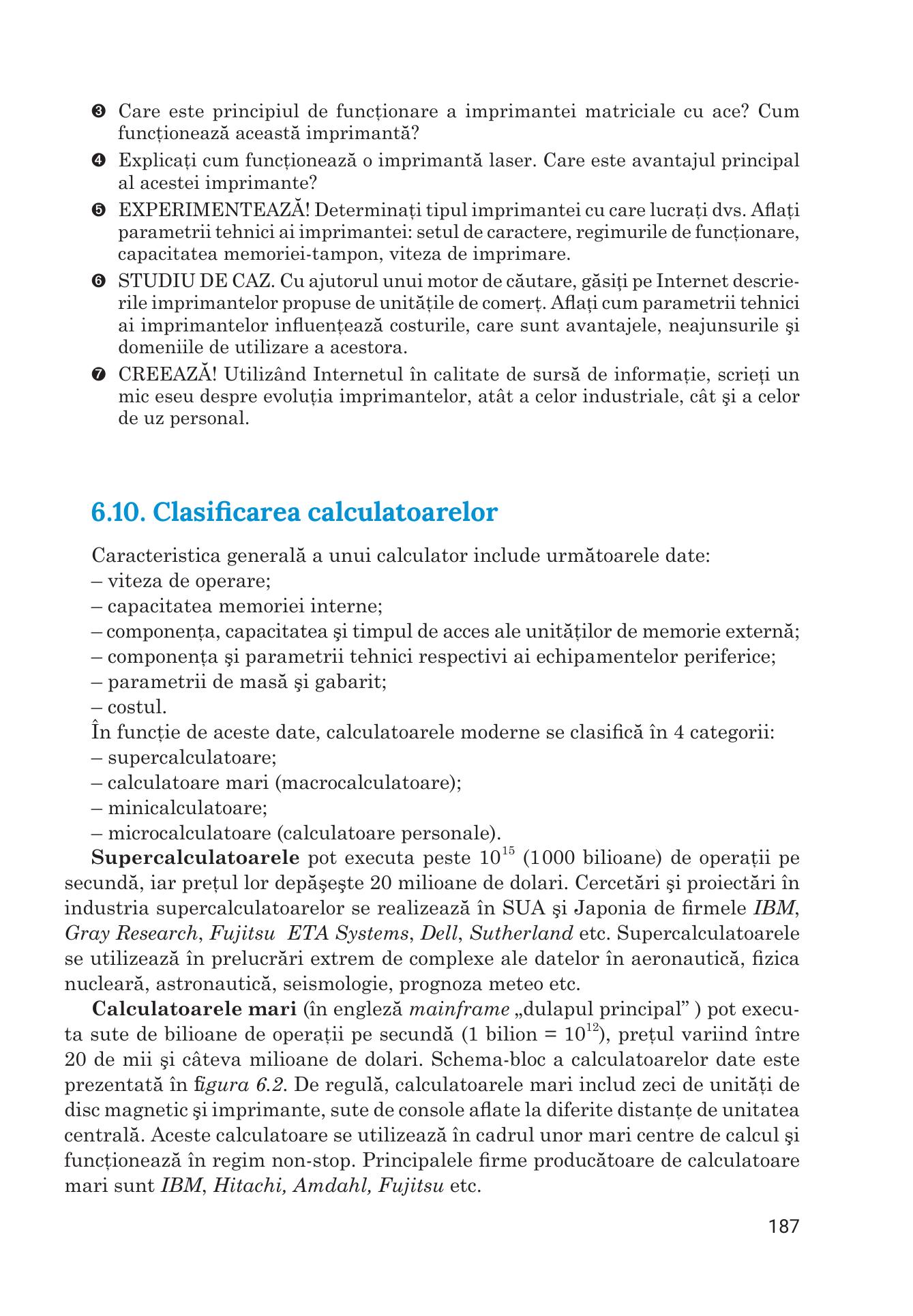 Informatica, Clasa 11, Capitolul 6