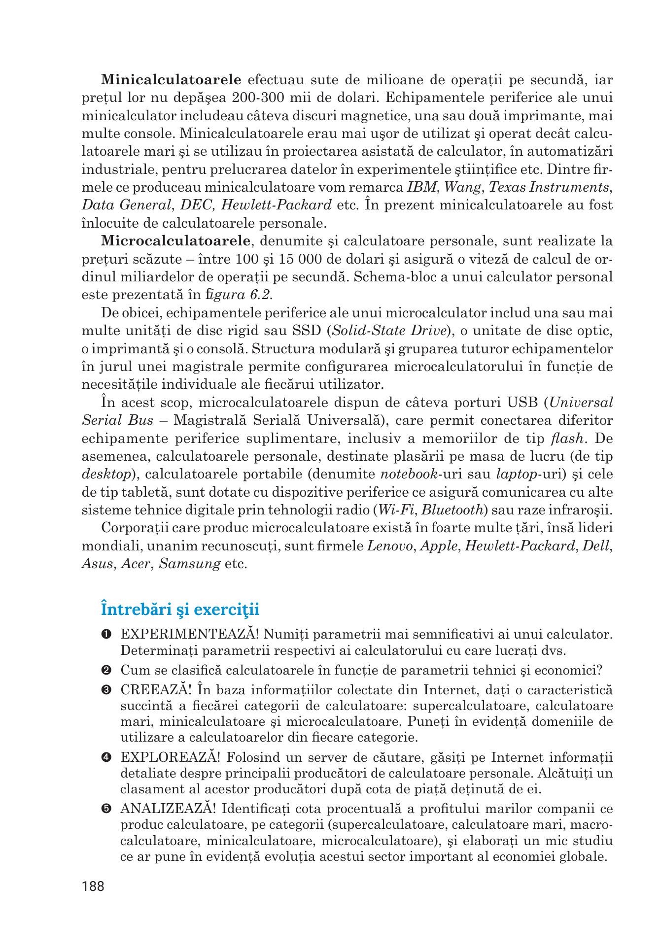 Informatica, Clasa 11, Capitolul 6