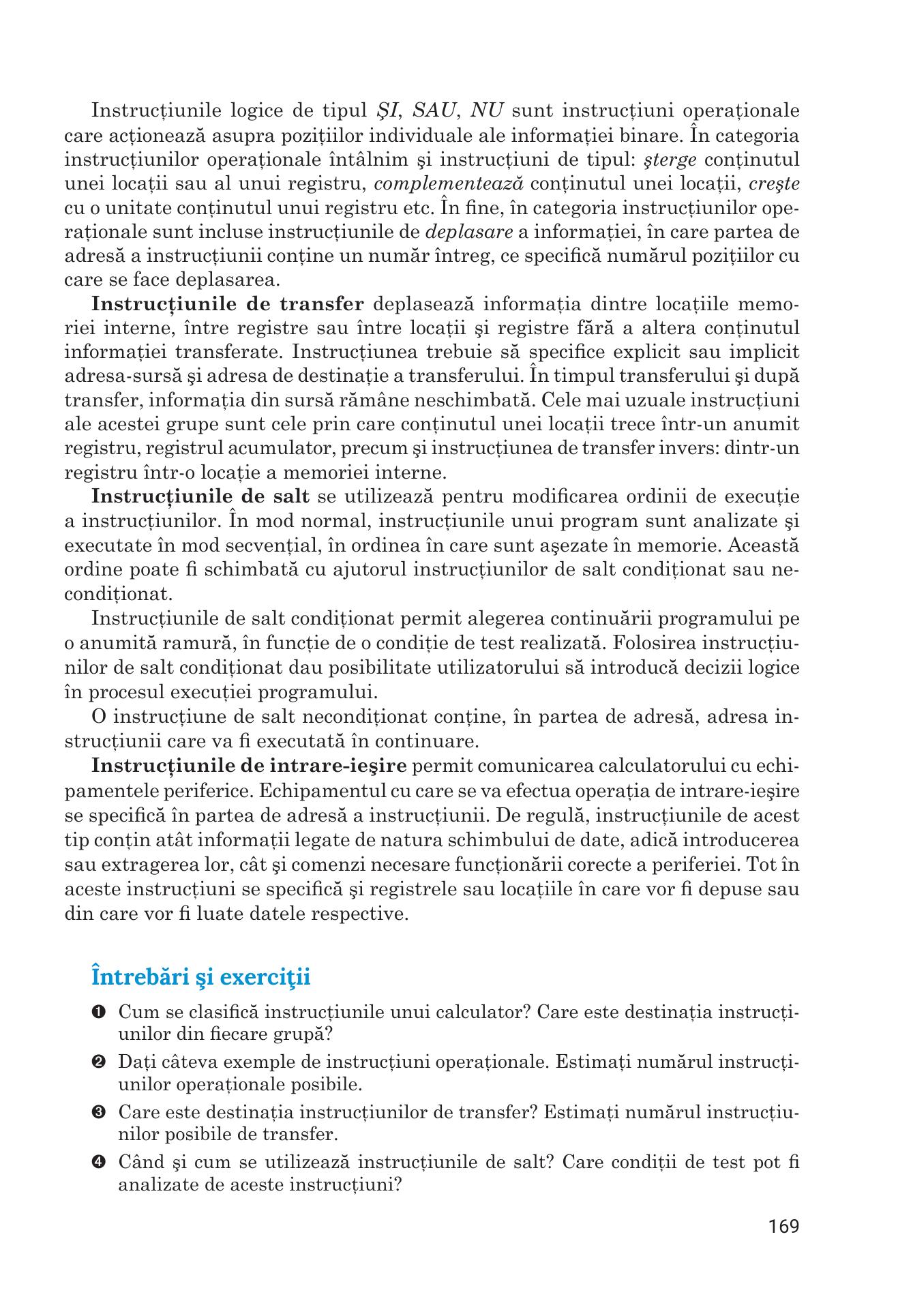 Informatica, Clasa 11, Capitolul 6