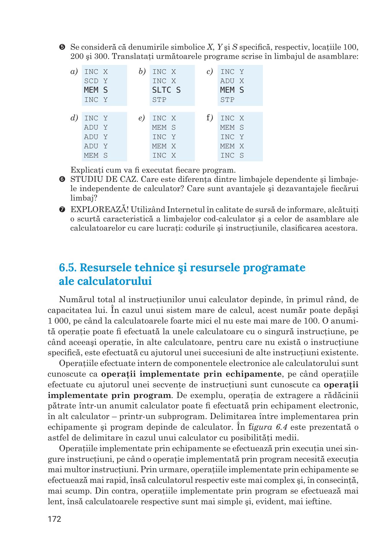 Informatica, Clasa 11, Capitolul 6